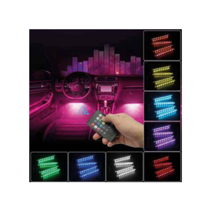 Set de 4 Tiras 12 LEDs Flexible para Interior – Importaciones Ubc