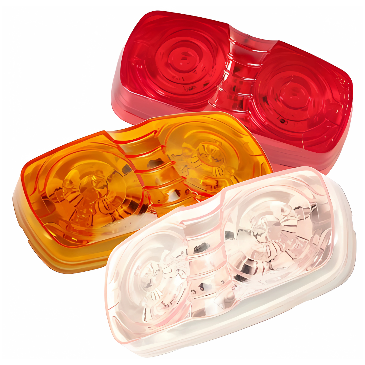Foco LED Trocha Lateral Color Rojo 12-24V – Importaciones Ubc